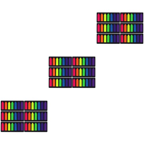 Set of 3 Aesthetic Stationery Bright Colors Self-stick Notes Pads | eBay UK