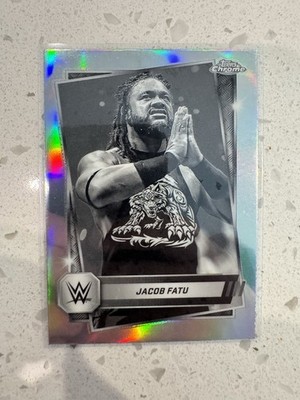 Jacob Fatu Sepia 2025 TOPPS CHROME WWE #100 | eBay