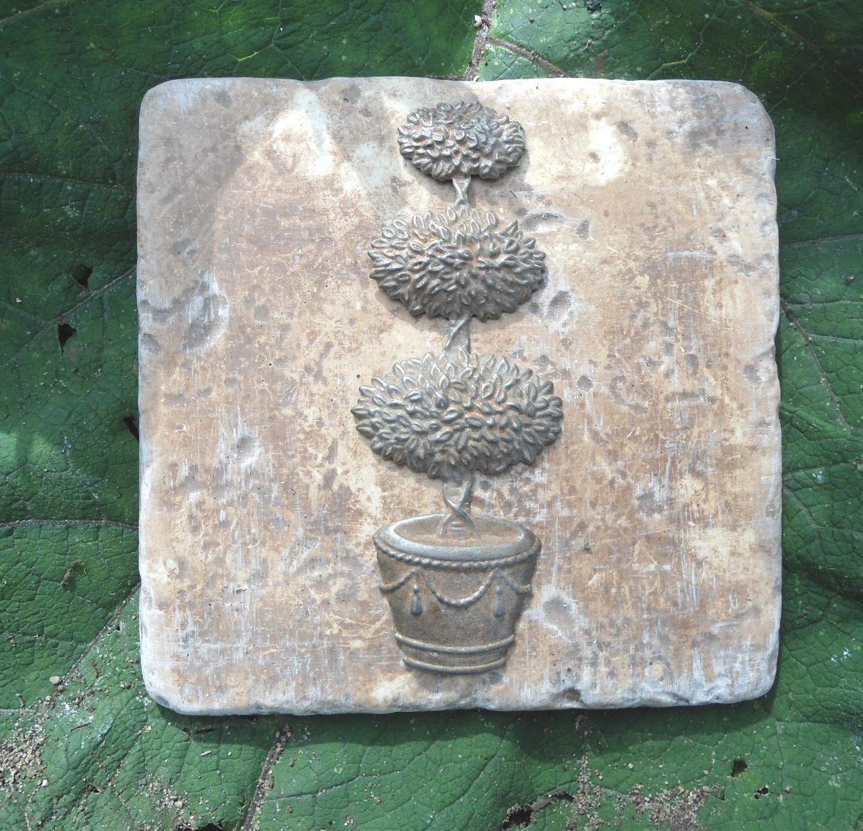 Potted tree travertine tile mold 6" x 6" x 1/3" | eBay