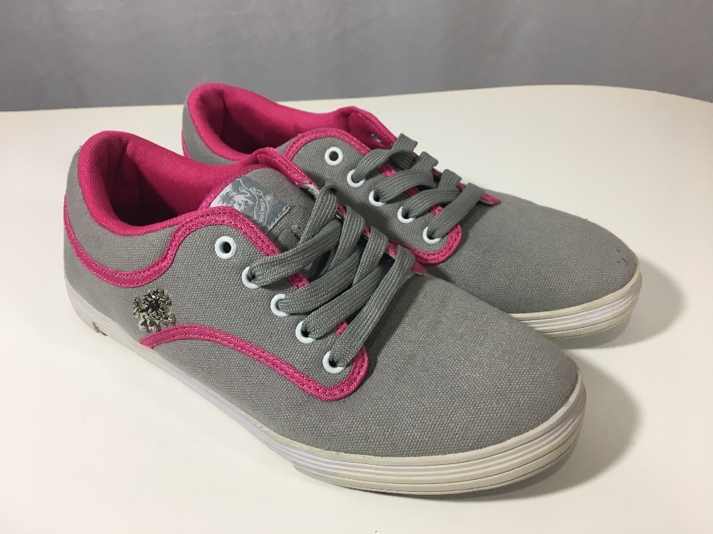 Vlado Spectro 3.2 Grey/Pink Women's Canvas Casual Fashion Shoes Size 8 ...