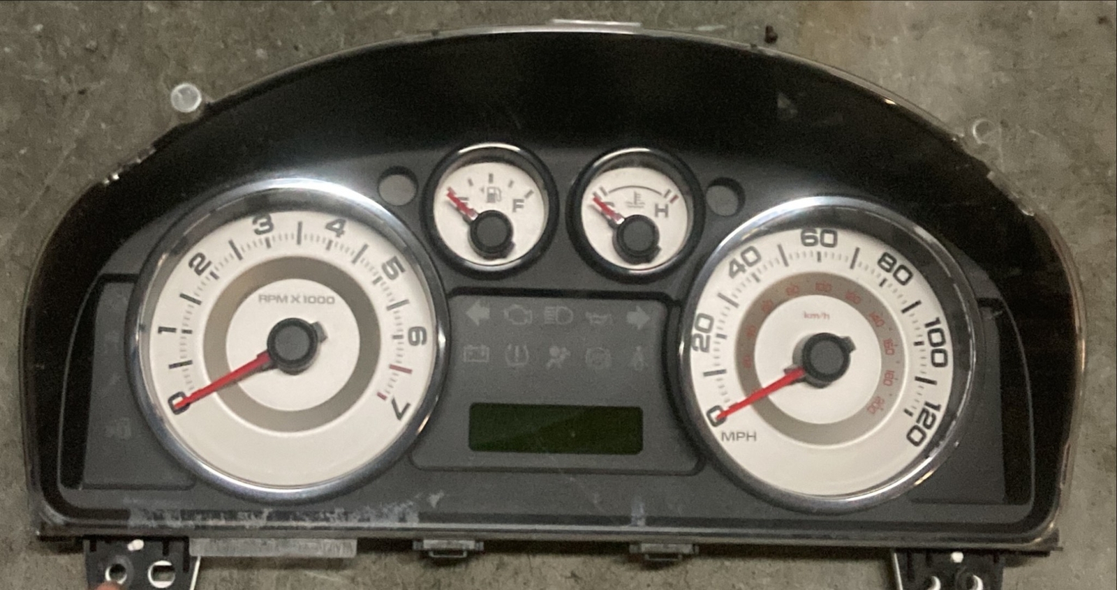 07 08 FORD EDGE INSTRUMENT CLUSTER SPEEDOMETER MPH TACH ODOMETER 7T4T ...