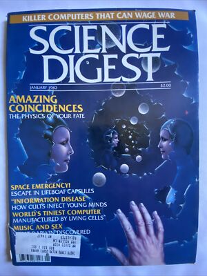 1982 January Science Digest Magazine William Zabielski Split Universe ...