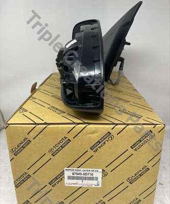 Toyota Genuine OEM 87940-0D710 Mirror Assy, Outer Rear View, LH 879400D710