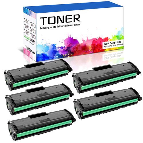 5PK Black MLT-D101S 101S Toner for Samsung ML-2166W ML-2167 ML-2168 ML ...