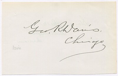 CIVIL WAR GEN. B.DAVIS, SIGNATURE. 4.25X7 IN. | eBay