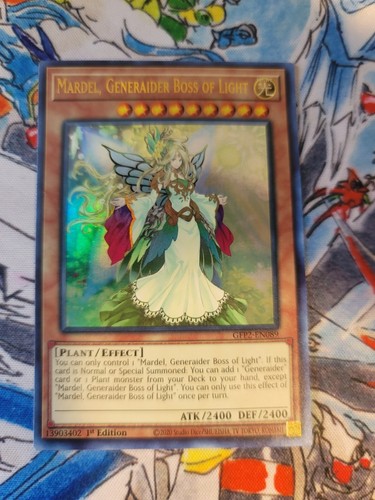 YuGioh Mardel, Generaider Boss of Light GFP2-EN089 NM (1st Ed.) Ultra ...