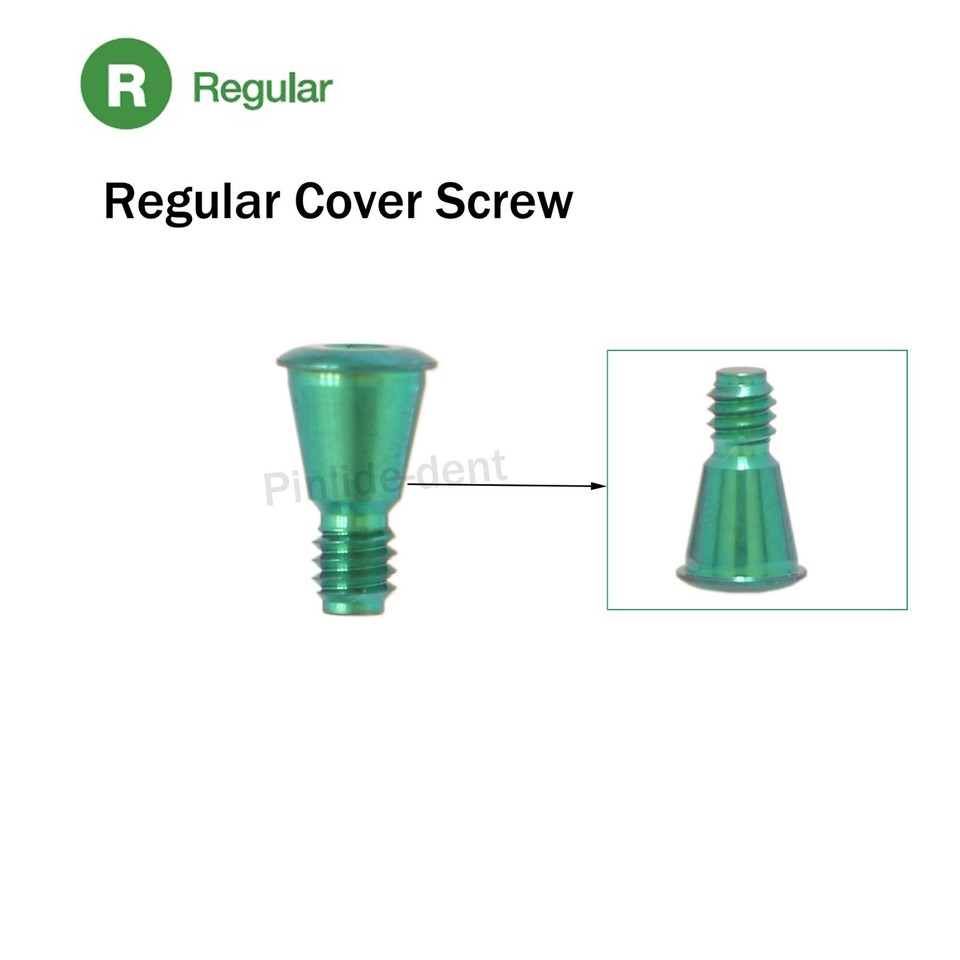 Dental Caps Healing Abutment Cap Cover Screw Regular Platform Fits Oss ...