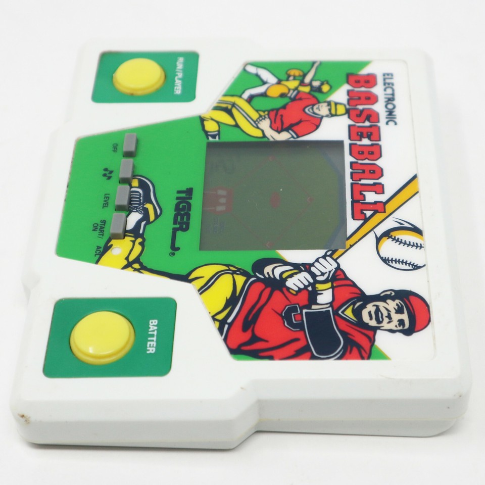 VINTAGE 1988 80s TIGER ELECTRONIC BASEBALL HANDHELD LCD VIDEO GAME ...
