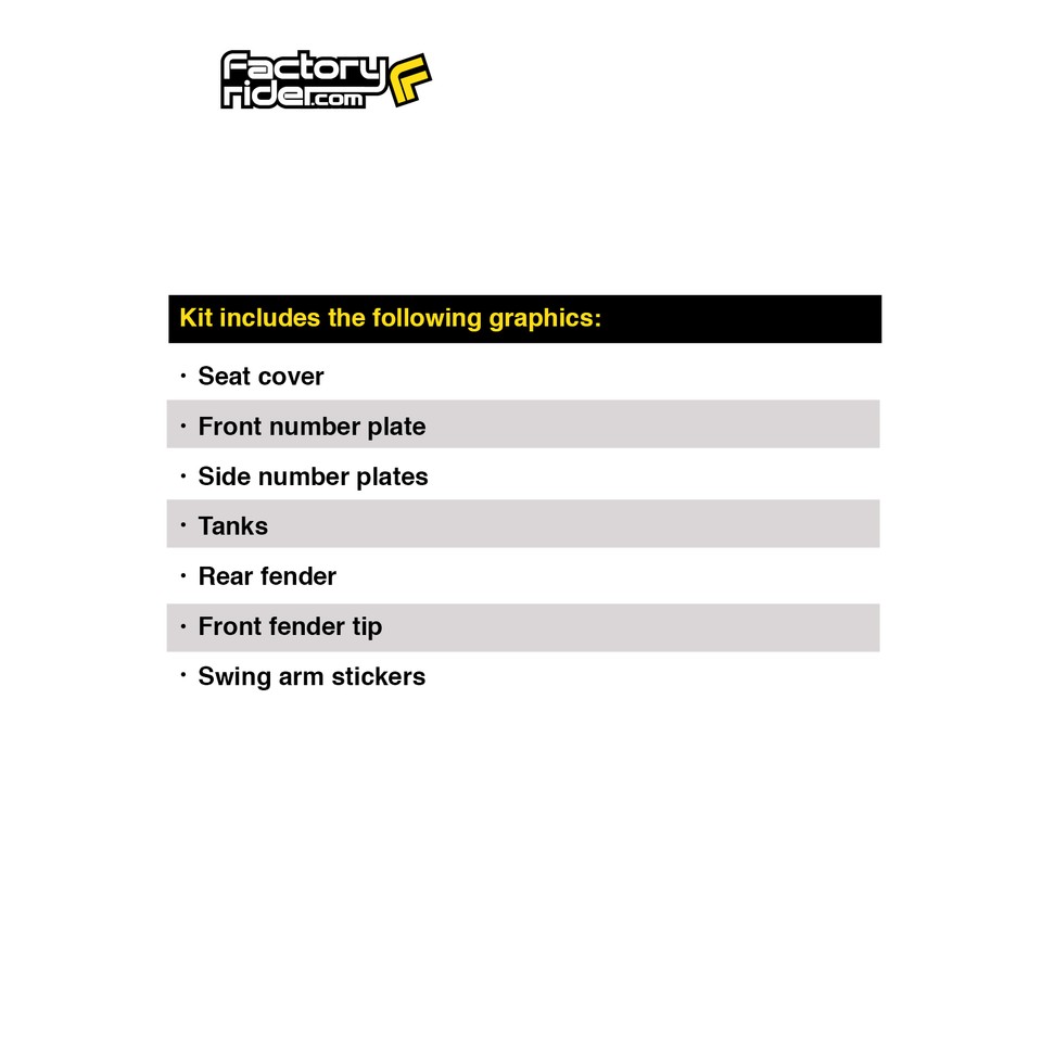 2000-2012 YAMAHA TTR 250 Graphics Kit & Seat Cover - MSG US with NAME ...