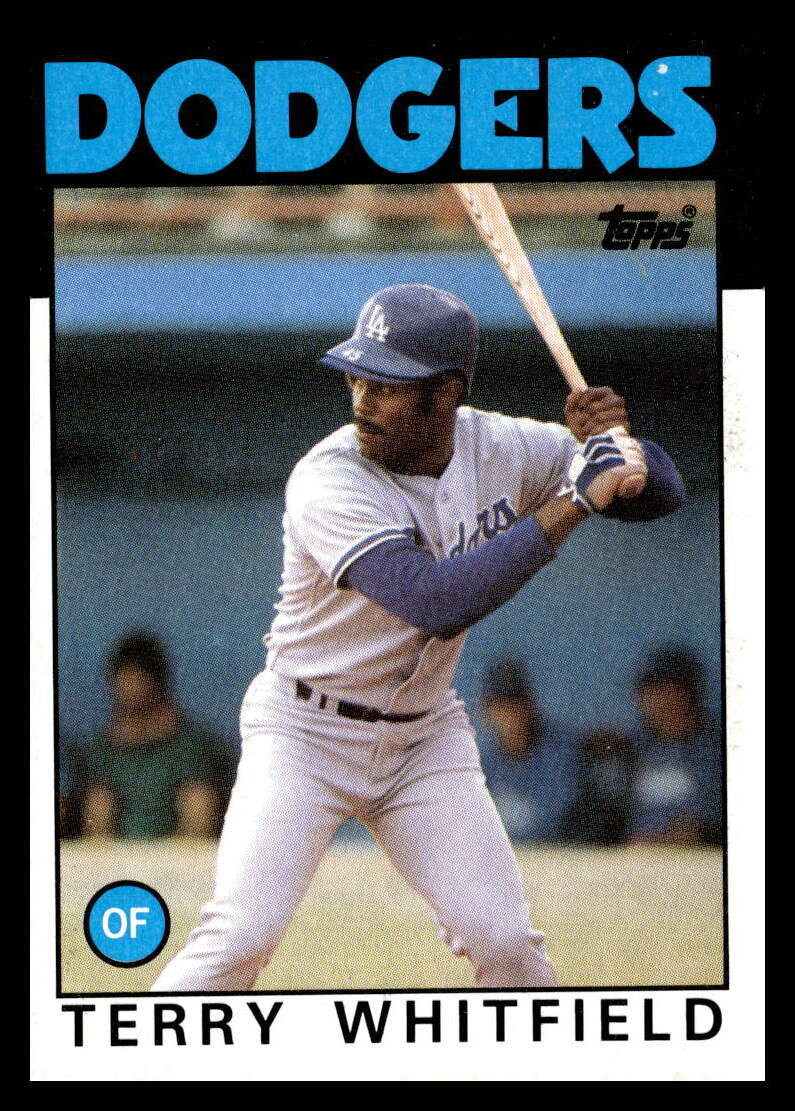 1986 Topps #318 Terry Whitfield Los Angeles Dodgers Baseball Card | eBay