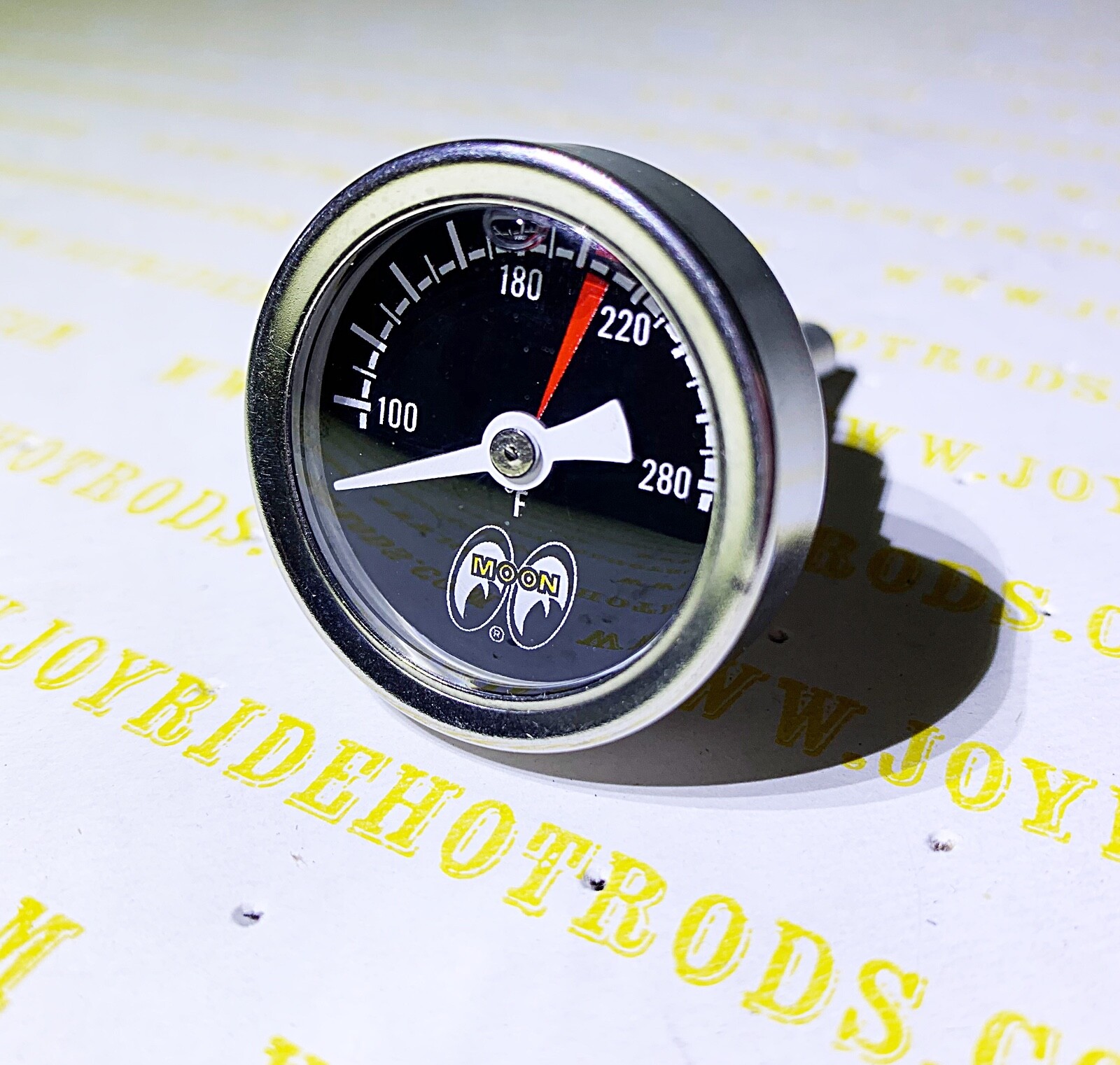 Moon Direct Fit Engine TEMPERATURE Gauge - MOONEYES - Liquid Filled- 1 ...