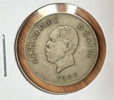 1906 Haiti 10 Centimes Nice Grade Copper Nickel Coin -KM#54-Pierre Nord ...