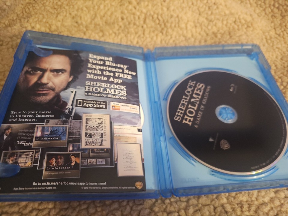 Sherlock Holmes: A Game of Shadows Blu-ray | eBay
