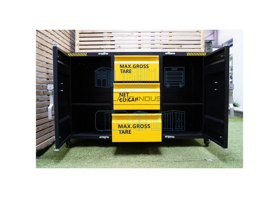 5ft Shipping Container Style Storage Workbench - Tool Box - Tool ...