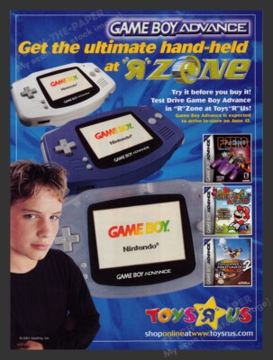 Toys 'R Us Game Boy Advance "R" Zone 2000s Video Game Print ...