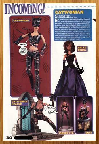 2004 Catwoman Movie Figures/Dolls/Statues Print Ad/Poster Halle Berry ...