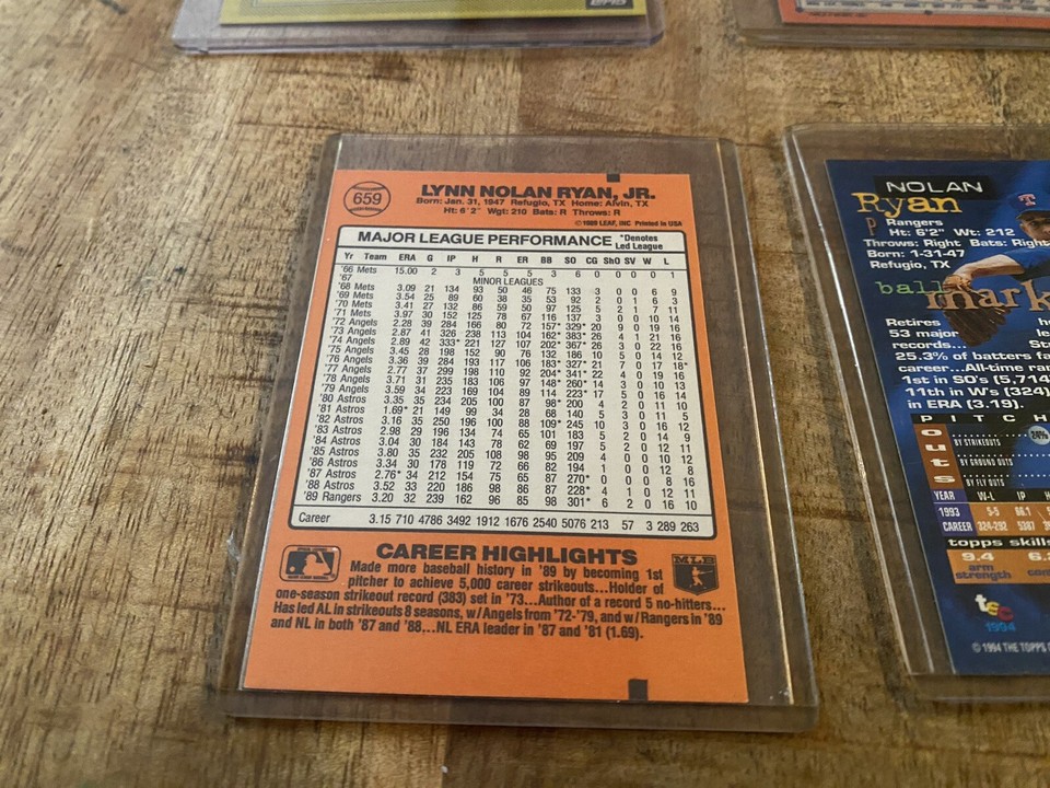RARE NOLAN RYAN CARDS | eBay