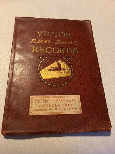 Antique Victor Red Seal Records Catalog Victor Talking Machine Co ...