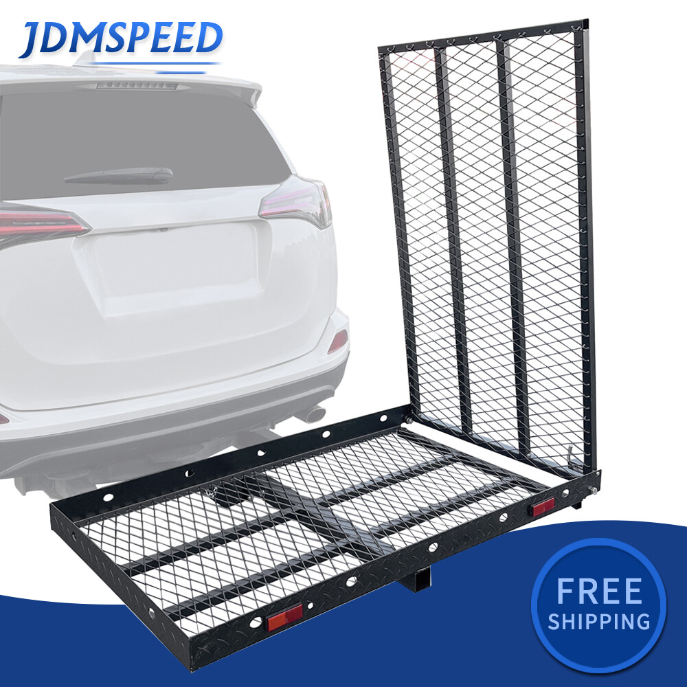 Folding Wheelchair Scooter Carrier Disability Medical Rack Ramp Hitch ...