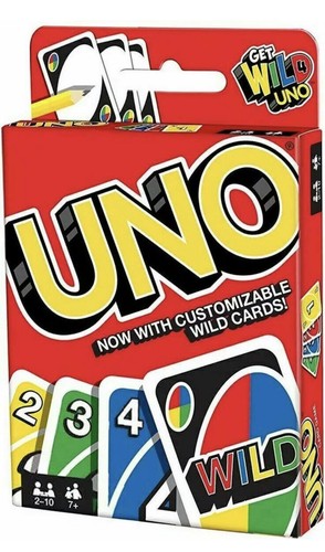 Mattel UNO Kartenspiel (W2087) Gesellschaftsspiel Familienspiel NEU OVP ...