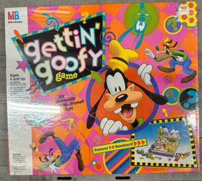 NEW SEALED Disney Gettin' Goofy Board Game by Milton Bradley 1992 4320 ...