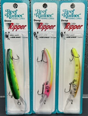 Lot Of 3 lures-reef runner deep little ripper 600 series | eBay
