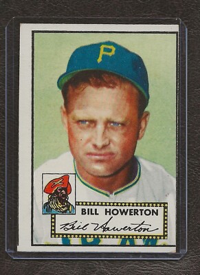 1952 Topps Baseball Card #167 Bill Howerton, Pittsburgh Pirates, EX! | eBay