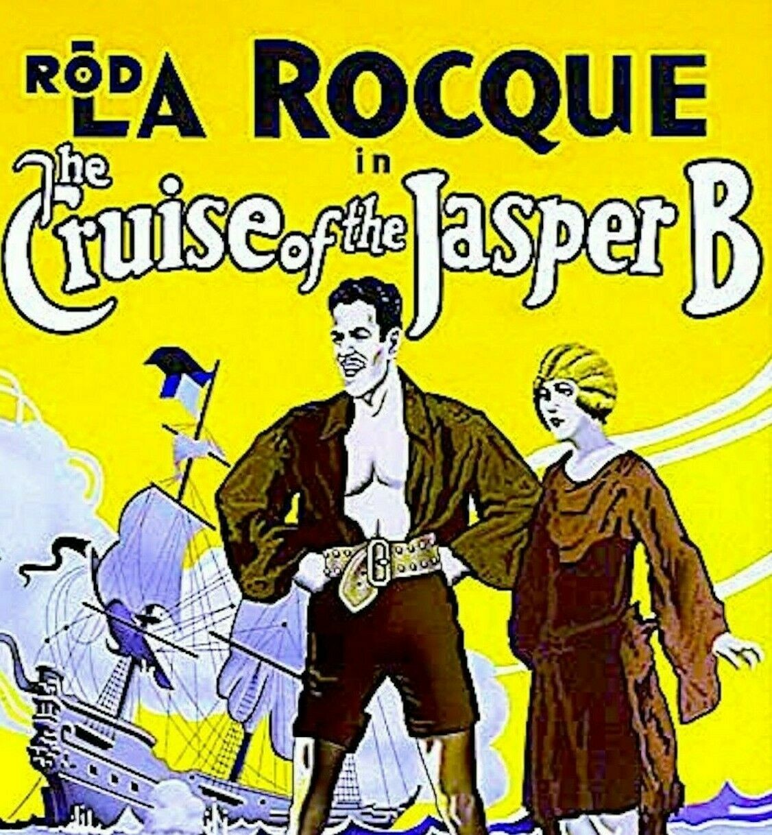 DVD - silent cinema feature CRUISE OF THE JASPER B - Rod LaRoque ...