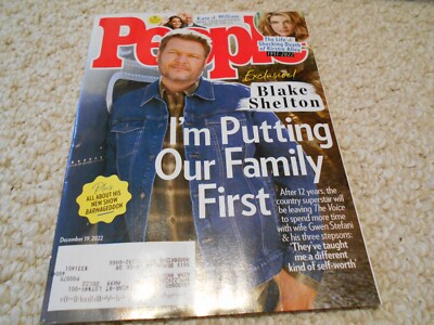 People Magazine 2022 Blake Shelton Kirstie Alley Kate Prince William | eBay