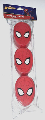 MARVEL SPIDER-MAN 3 Count Treat Containers | eBay