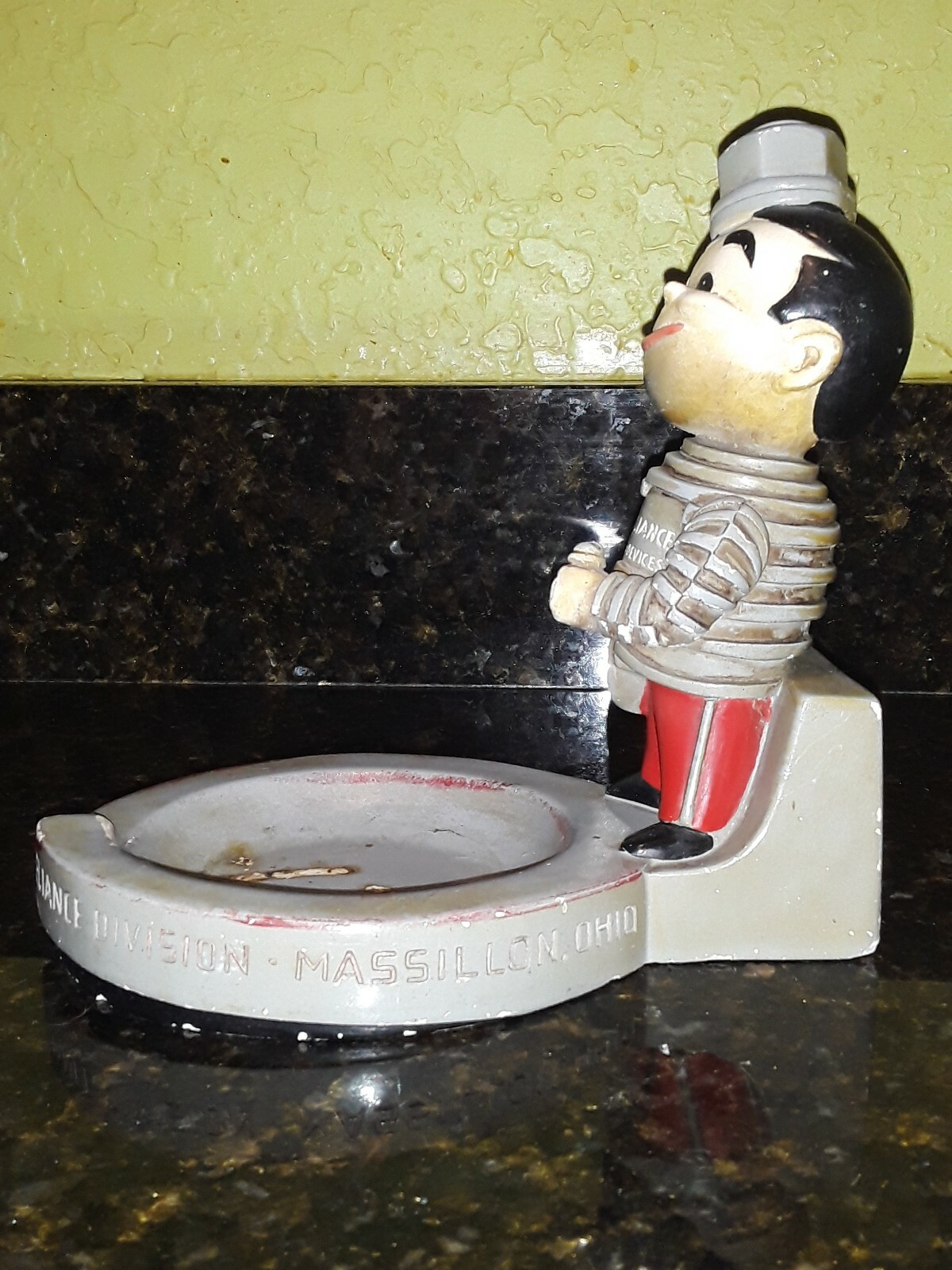 "Kid Reliance" Vintage Advertising Figure Ashtray, Eaton MFG ...