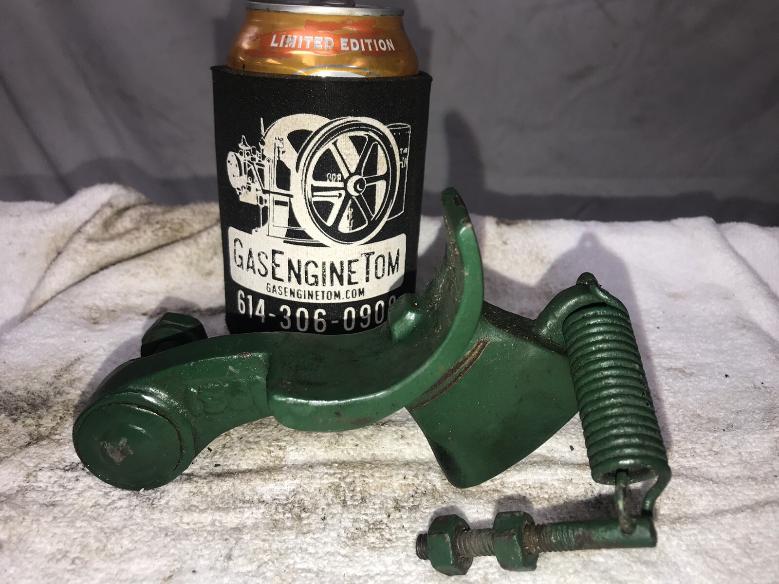 Governor Arm & Spring for 1 1/2 hp Novo Hit Miss Gas Engine Part #IS52 ...