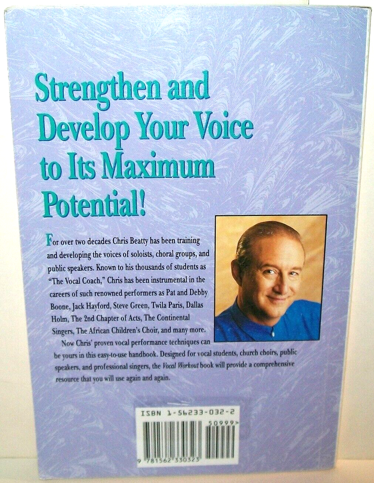 The Vocal Coach Christopher Beatty Vocal Workout 3rd Printing 1998 | eBay