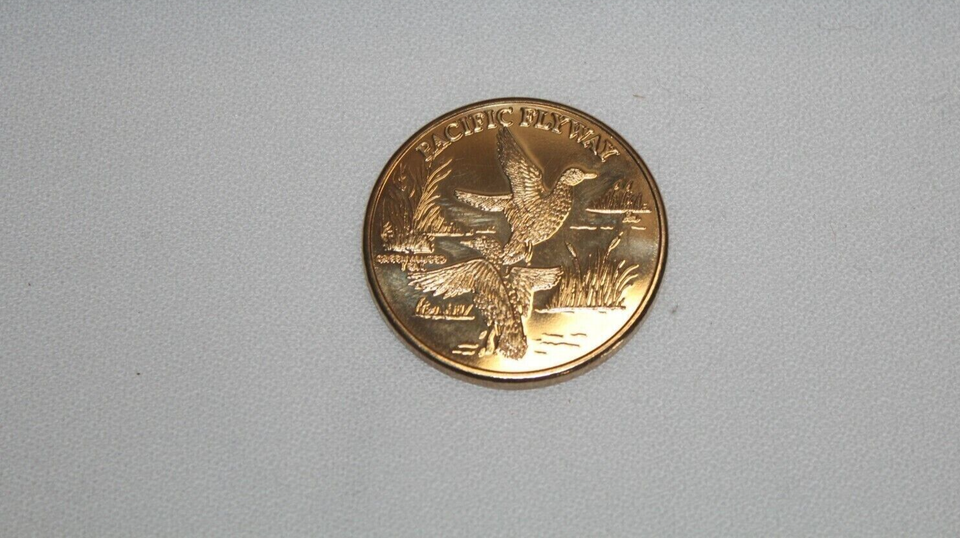 Ducks Unlimited Pacific flyway Alaska Mint Duck hunting lab call Token ...