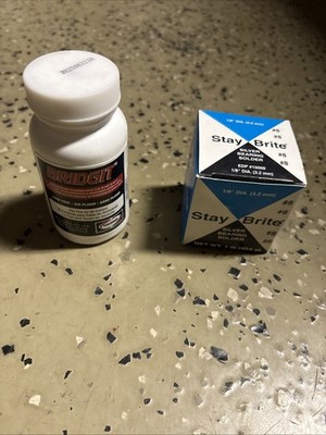 Harris Solder Kit - Stay-Brite #8 Silver Bearing Solder with Flux ...