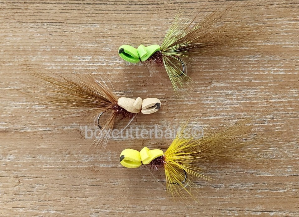 Fly Fishing Flies Bass Bug Popper Gurgler Snook Tarpon Sea Trout with ...