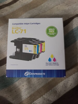 3-Pack Standard Ink Cartridges - Compatible with Brother LC 71 Ink ...