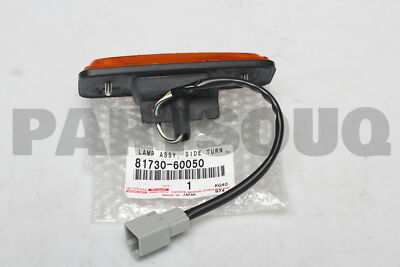 8173060050 Genuine Toyota LAMP ASSY, SIDE TURN SIGNAL, RH 81730-60050 ...