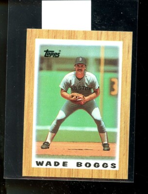 1987 TOPPS MINI LEAGUE LEADERS #41 WADE BOGGS REDSOX MINT E016304 | eBay
