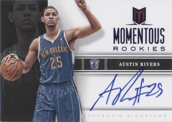 2012-13 Panini Momentum - Momentous Rookies Autographs Blue #64 Austin ...
