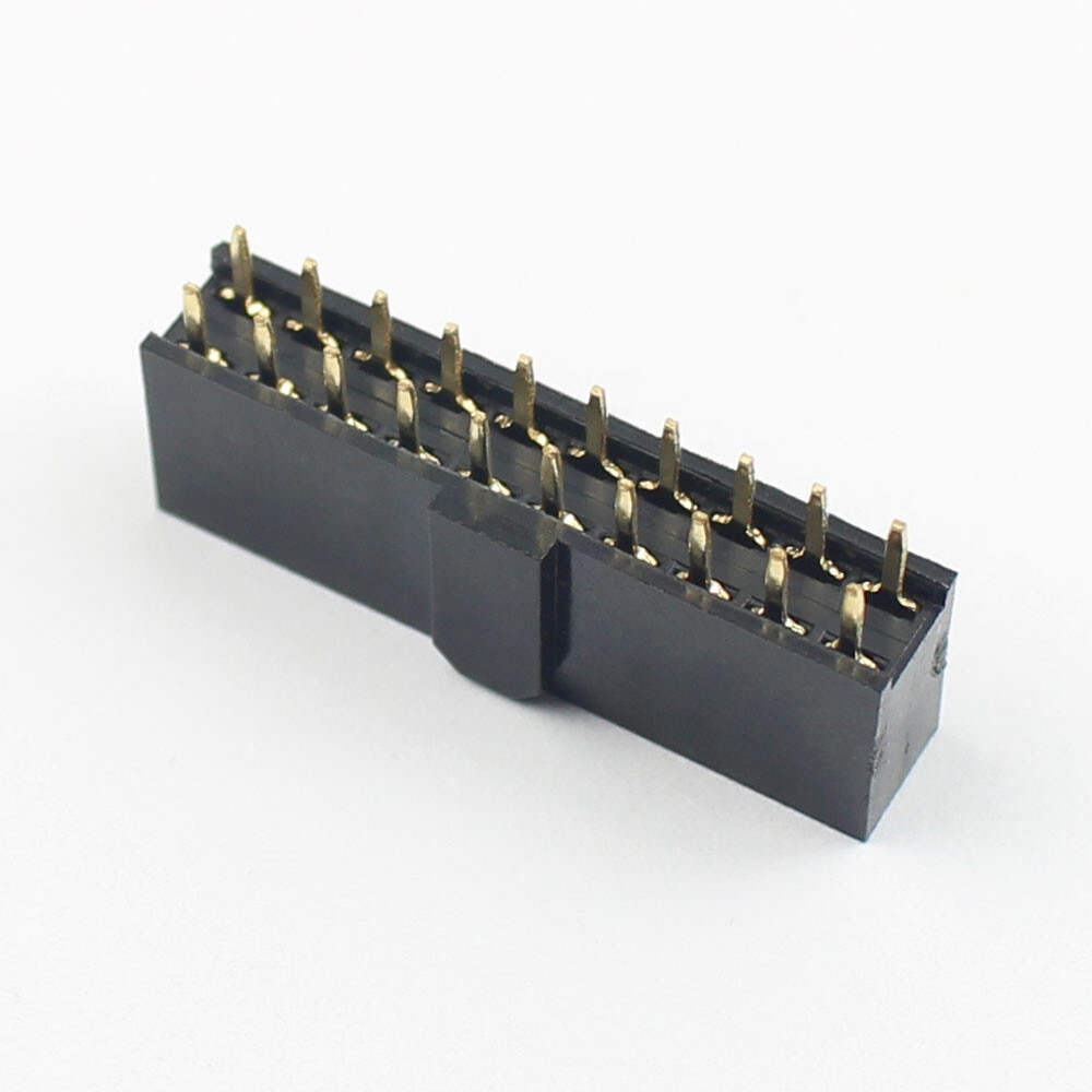 10Pcs 2.54mm Pitch 2x10 20 Pin Female Header Strip Connector Polarizing ...