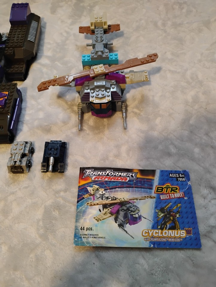 Hasbro Transformers BTR Built to Rule 7058 Megatron & Cyclonus - Near ...