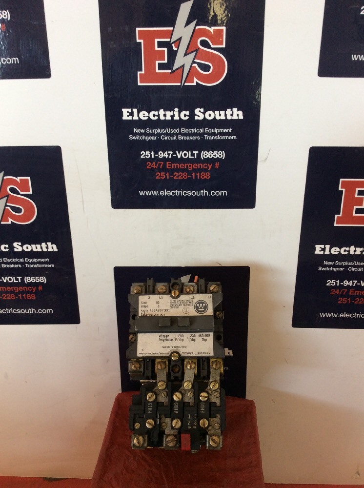 Westinghouse Starter A200MACAC Size 00 120 Volt Coil | eBay