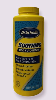 Dr. Scholls Original Soothing Foot Talc Powder 7.0 oz 198 g New Sealed ...