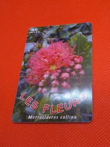 TELECARD 40 UNITES CARTE TELEPHONIQUE CARD PHONE LOGO LES FLEURS ...
