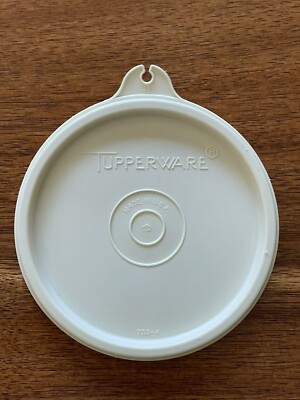Vtg Tupperware Replacement Lid Seal Round 733 Tan Beige Y-Tab 4" | eBay
