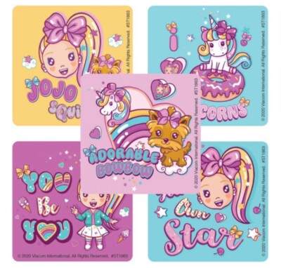 20 Jojo Siwa Cute and Squishy Stickers Party Favors Teacher Supply ...