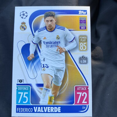 2021-22 Topps Match Attax UEFA Champions League Soccer Card Federico ...