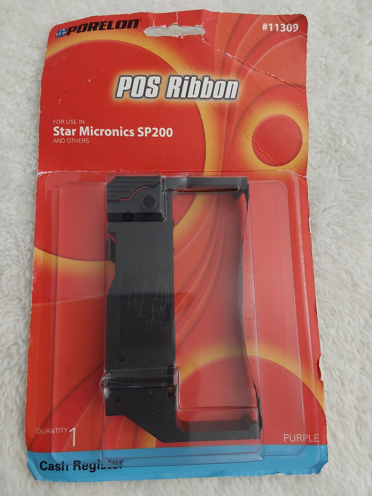 Porelon 11309 POS Ribbon Purple Cash Register Ribbon Star Micronics ...