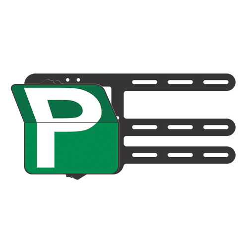 Motorcycle Green P Plate - Provisional Green Plate for Motorbike Riders ...